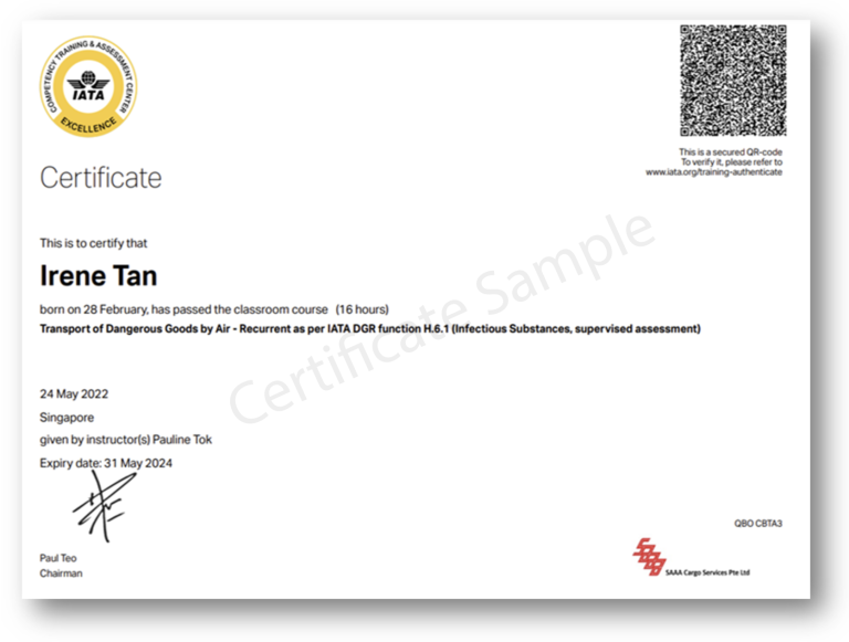 Training Opening – SAAA